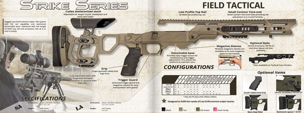 Cadex Field Tactical |Sniper Rifle |Rifle Chassis System | Modularrifle.com