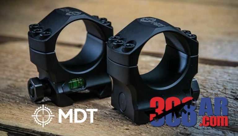 MDT Elite Scope Rings with Built In Anti-Cant Level | Modularrifle.com